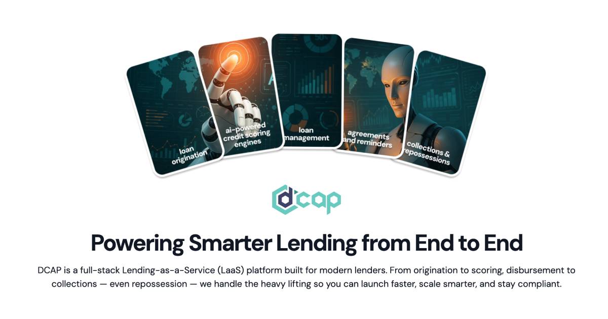 DCAP Digital - Your Trusted B2B2C Lending-as-a-Service Solution